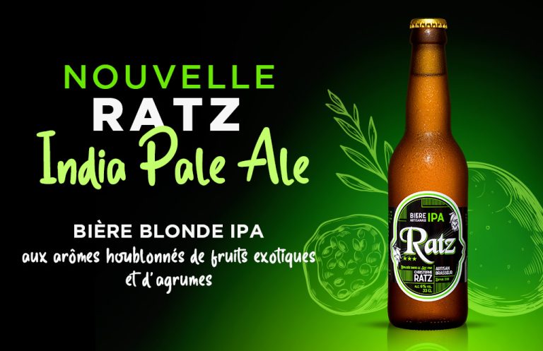 Actualités Ratz - Nouvelle bière Ratz IPA (India Pale Ale)